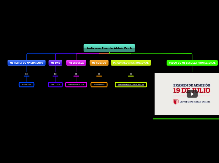 Anticona Puente Aldair Erick - Mind Map